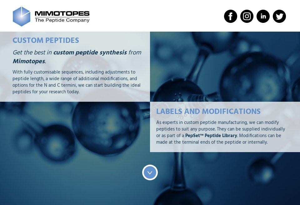 Mimotopes - Pharma Technology Focus | Yearbook 2019
